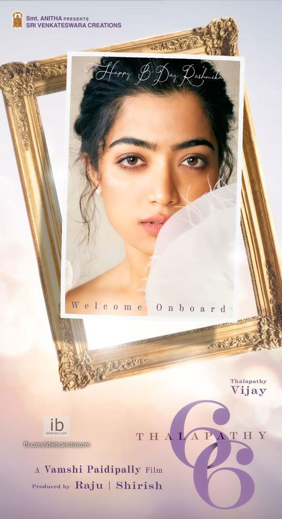 Rashmika Mandanna Comes On Board For Thalapathy Vijay's 66th Film With ...