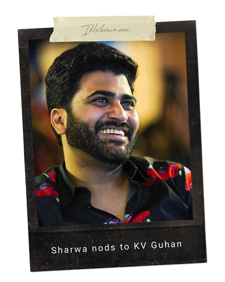 Sharwanand nods to KV Guhan - idlebrain.com